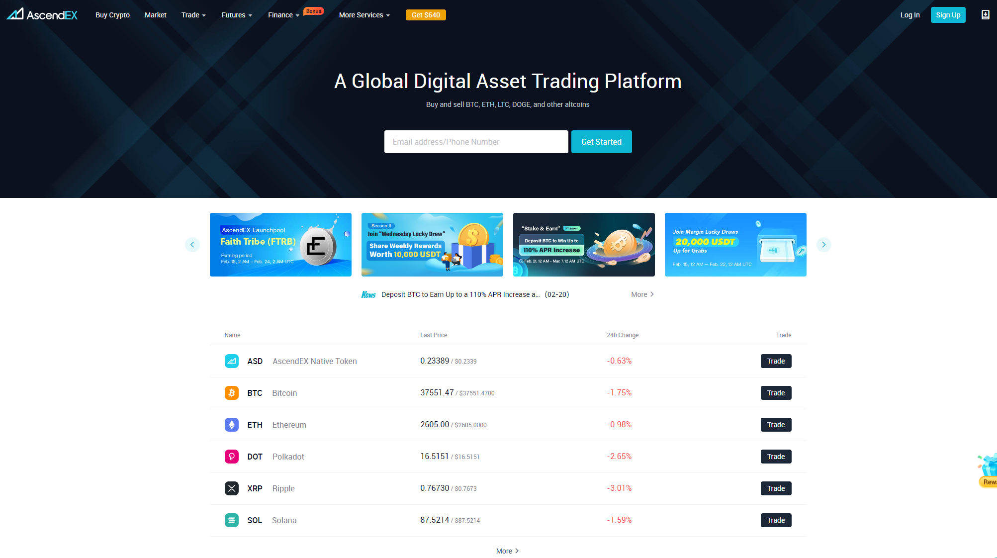 AscendEX Referral Codes - Updated 2022 - Reward Protocol